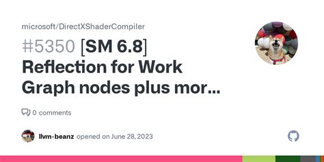 Sm 68 Reflection For Work Graph Nodes Plus More General Dxil Library