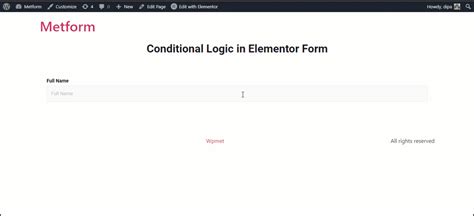 How To Create Elementor Conditional Logic Form 5 Steps