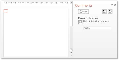 在 Python 中向 Powerpoint Ppt 幻燈片添加評論 添加評論回复