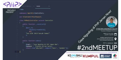 Meetup Komunitas PHPBali CODEPOLITAN