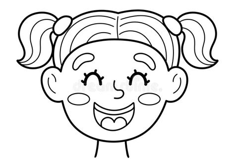 Girl Face Clipart Black And White Girl Face Outline Planerium