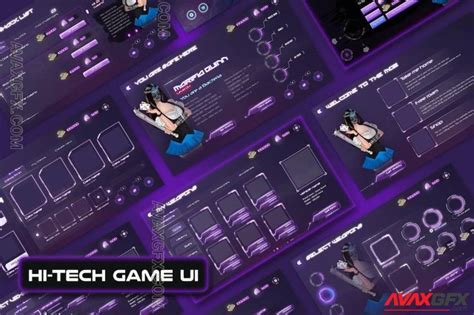 HUD UI Element Pack For MMO RPG Game Mmo Rpg Games Ui Elements