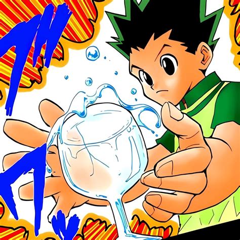 Gon Manga Panel Colored Hunter X Hunter Nen Hxh Color Spread Hxh Icons