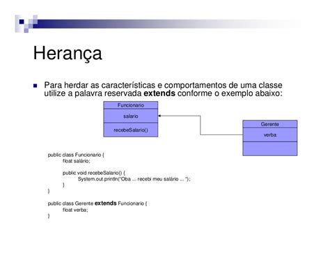 Java Orientação A Objetos Herança