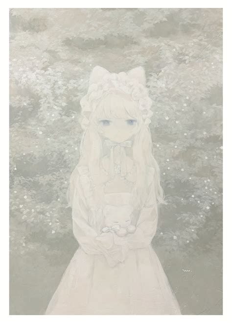 Tensen Original Highres Traditional Media 1girl Animal Ears