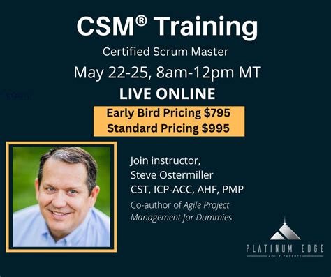 Platinum Edge On Linkedin Agile Scrum Scrummaster