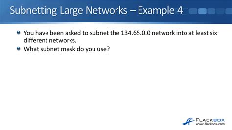 Subnetting Class A And Class B Networks Tutorial FlackBox