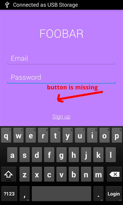 Android Button Not Visible In Scrollview Stack Overflow