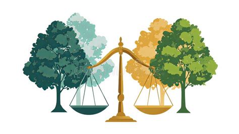 Tree Scale Comparison Illustration Stock Illustration Illustration Of
