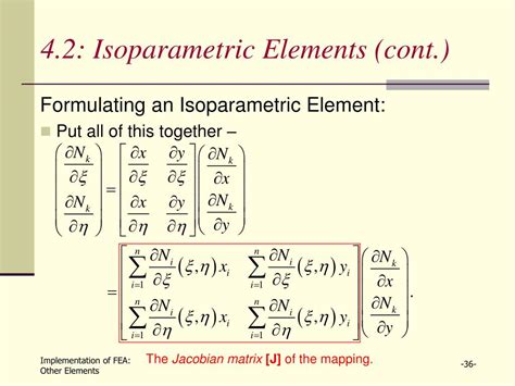 PPT Section Implementation Of Finite Element Analysis Other Elements PowerPoint