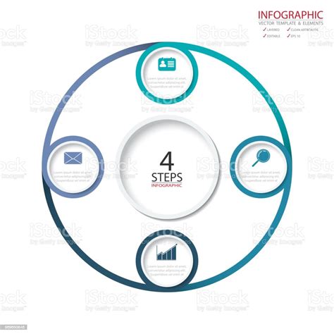 벡터 원형 화살표 인포 그래픽을 설정합니다 다이어그램 그래프 프레 젠 테이 션 및 차트에 대 한 템플릿 옵션 부품 단계 또는 프로세스와 비즈니스 개념 추상적인 배경입니다 0
