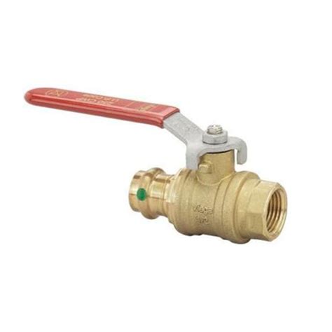 Viega 24040 Propress 1 Press X Fpt Brass Ball Valve