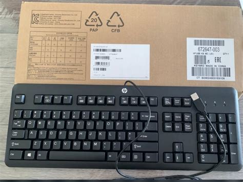 Brand New Hp Usb Keyboard Computers Tech Parts Accessories Computer Keyboard On Carousell