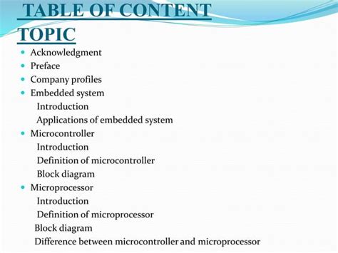 Project Report On Embedded System Using 8051 Microcontroller Pptx Computing Technology