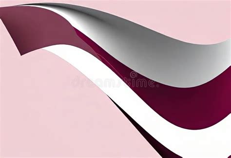 Abstract Presentation Slide Background With A Clean And Minimal Design With Maroon And White 3d