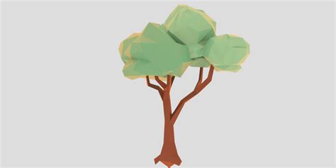 Low Poly Trees Blender Market