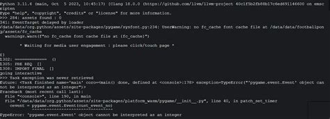 Python Wasm Mimetype Unsupported Pygbag Error Used Debug As Well