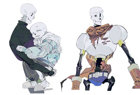 Sans And Papyrus Undertale Drawn By Blackmaro Danbooru