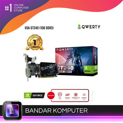 Jual Vga Qwerty Gt Gb Ddr Bit Nvidia Geforce Shopee Indonesia