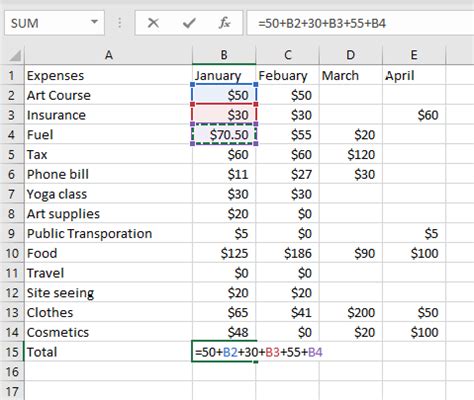 How To Add Numbers Cells And Columns In Excel BSuite