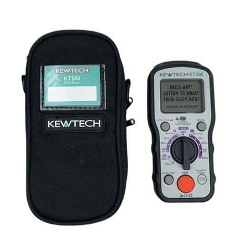 Kewtech 3 In One Digital Insulationcontinuity Loop Impedance Rcd Tester Kit Kt300dl Kt400