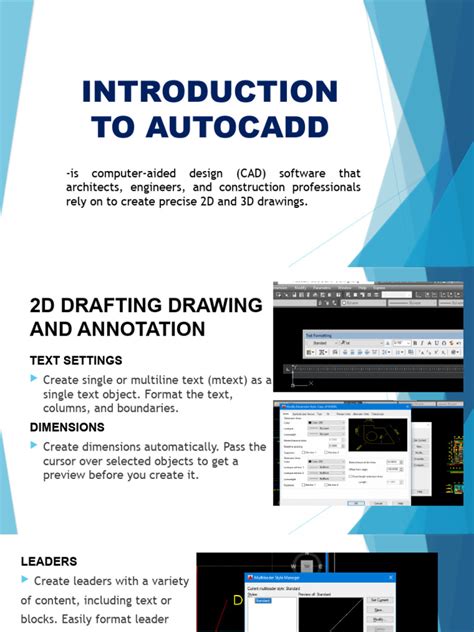Lesson 1 Introduction To Autocadd Pdf Auto Cad Computing
