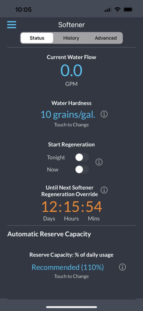 Water Softener Regeneration Steps DROP