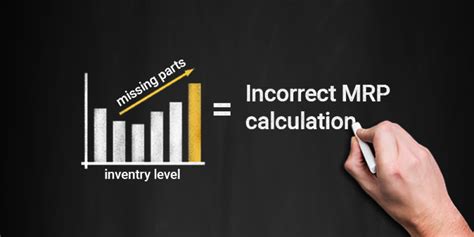 incorrect mrp calculations can cause both high inventory and frequent
