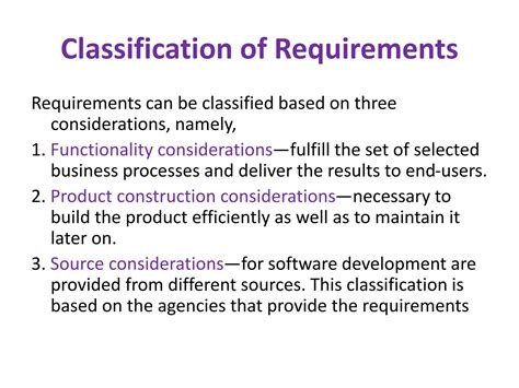 Solution Classification Of Requirements Engineering Studypool