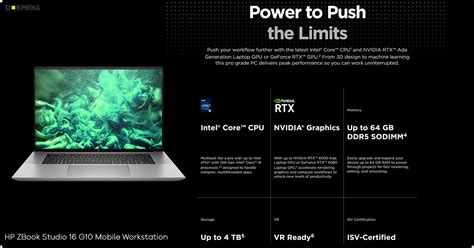 لپ تاپ ورک استیشن HP ZBook Studio 16 G10 دکمه ها
