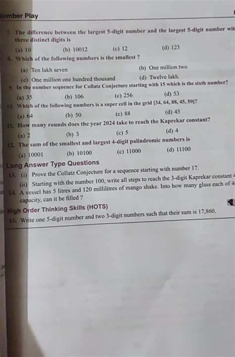 What Is The Difference Between The Largest 5 Digit Number And The Largest