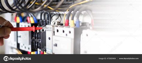 Electrician Engineer Work Tester Measuring Voltage Current Power