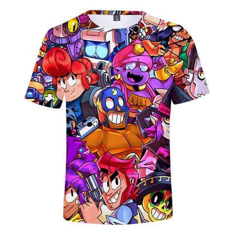 Brawl Stars El Primo D Printed T Shirt Brawler Stars