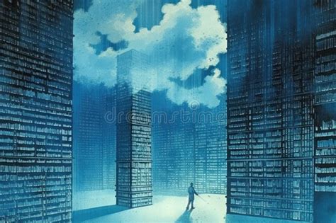 Cloud Computing Limitless Potential Ai Generated Stock Image Image Of