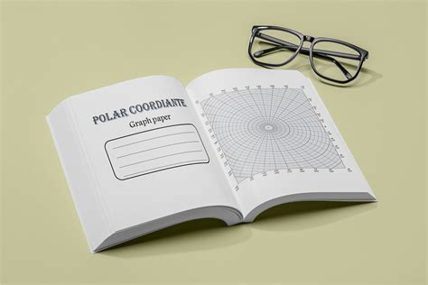 Polar Coordinate Graph Paper Notebook Graphic By Fajali Master · Creative Fabrica
