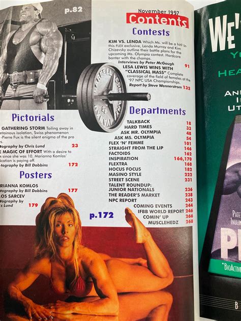 Flex Magazine Nov 1997 Sarcev And Komlos