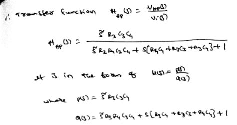 Solved How Do I Simplify The Tranfer Function For The