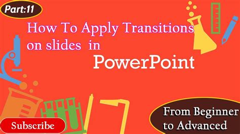 How To Apply Transitions On Slides In Powerpoint Part 11 Youtube
