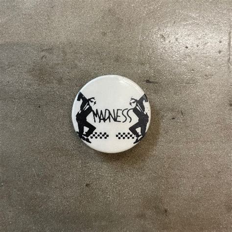 Madness Pin Rust And Wax Record Shop