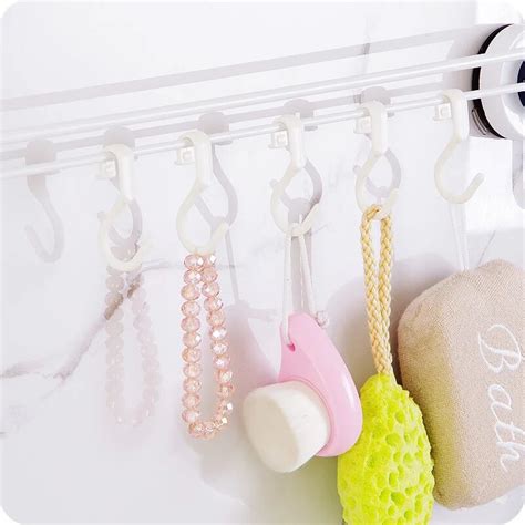 Badu Bg S образна многофункционална кука за баня Кошници за кърпи Пакети за закачалки Висящи