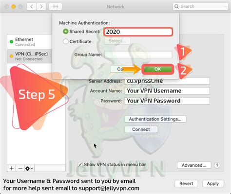 IPSec VPN Mac JellyVPN