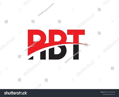 Rbt Letter Initial Logo Design Vector Stock Vector Royalty Free