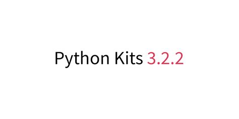 Дайджест обновлений Python Kits － Журнал － Мастерская Loginom Skills