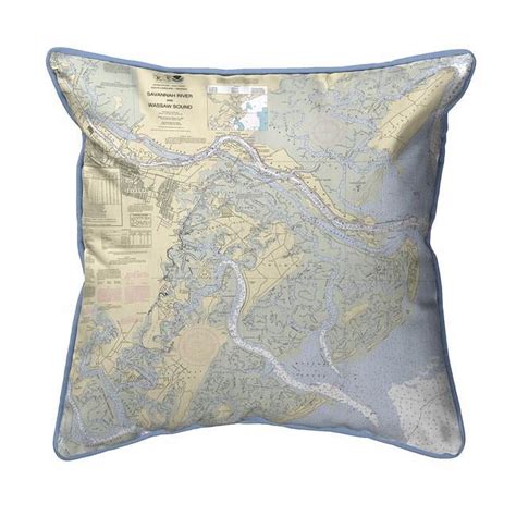 Betsy Drake Zp214 Savannah River And Wassaw Sound Ga Nautical Map Extra