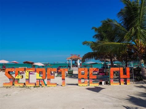 Secret Beach Ambergris Caye Adds A Pretty Sweet Water Park San