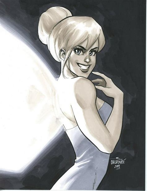 Sexy Tinker Bell Peter Pan Hook Original Art By Scott Dalrymple