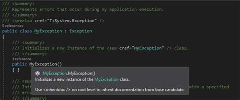 inheritdoc issues identified unnecessarily resharper support jetbrains