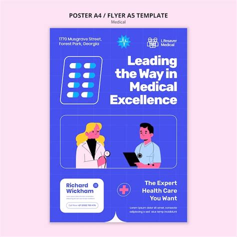 Premium Psd Flat Design Medical Template Premium Psd Flat Design Medical Template