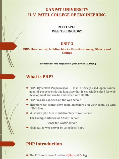 Unit 3 Php Pdf Php Control Flow