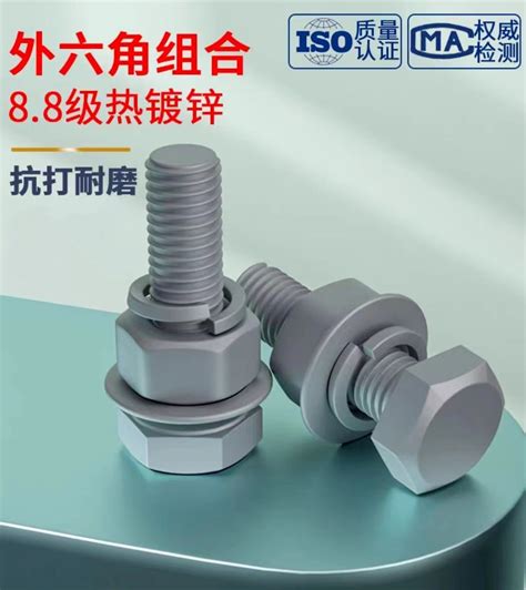 Hexagon Bolt - Hot DIP Galvanized Hexagonal Head Bolt and 8.8 Grade Hot ...